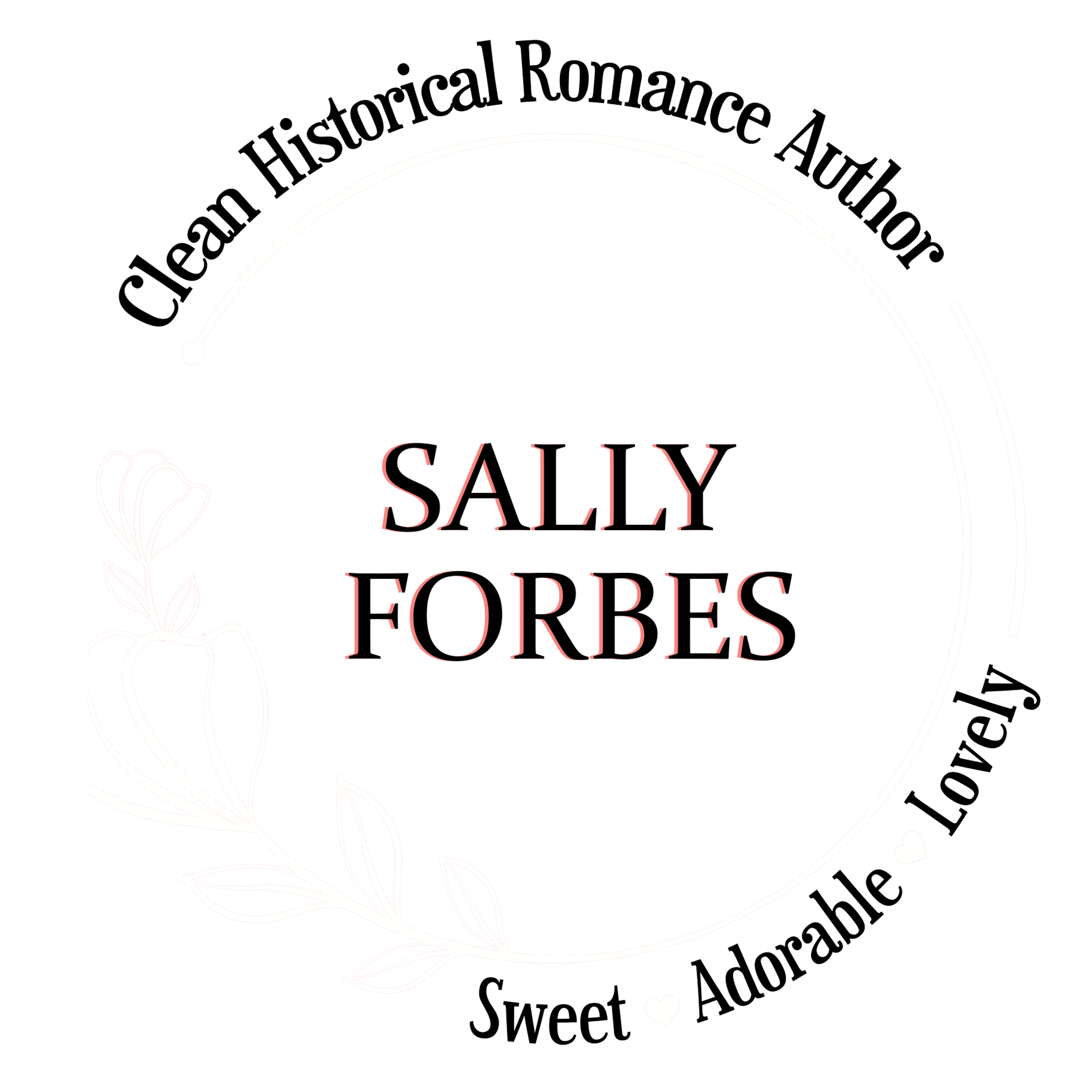 Sally Forbes – White Circle – Logo png – Sally Forbes